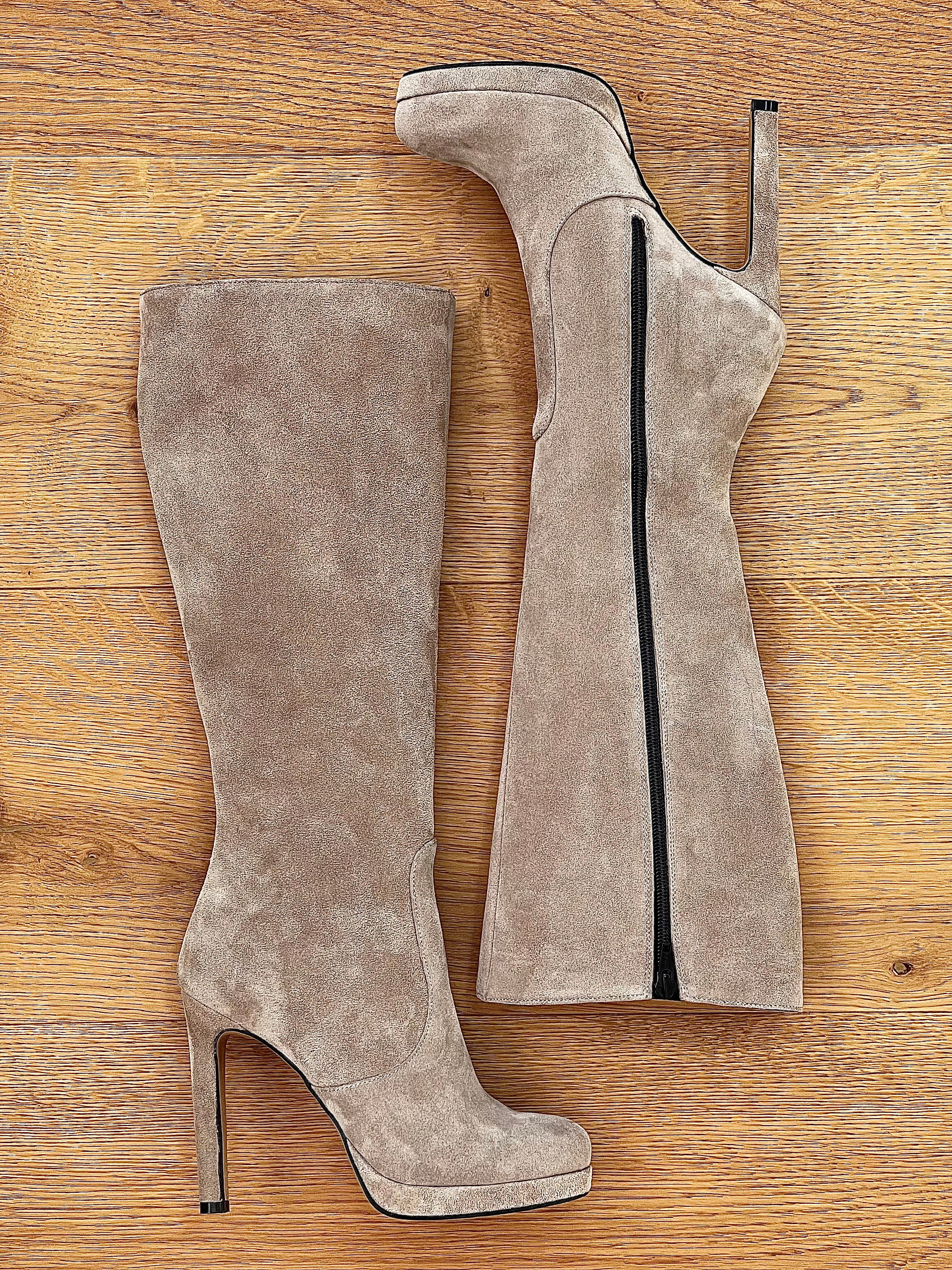 PRAGA CAMOSCIO TAUPE – cliziashoes