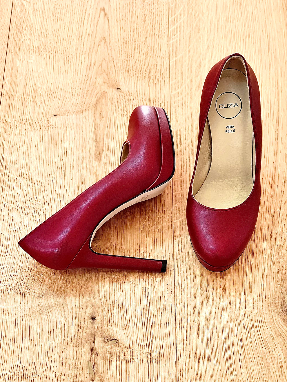 ANNA PELLE BORDEAUX – cliziashoes