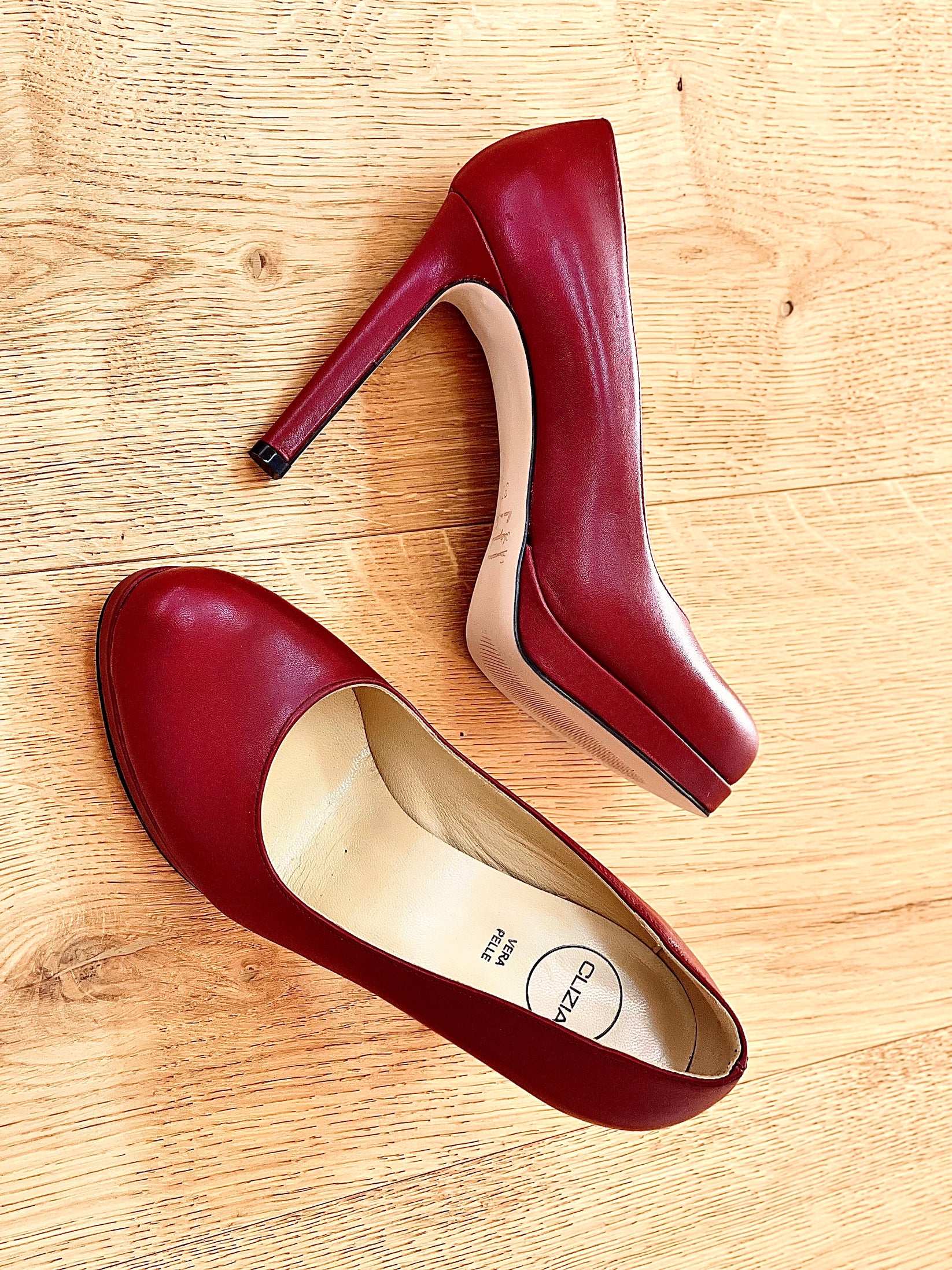 ANNA PELLE BORDEAUX – cliziashoes